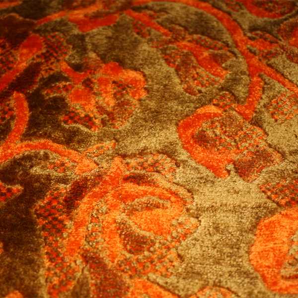 orange retro pattern